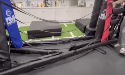 Fuji Fold-Away Boxing Ring - Set up & pack up in minutes.