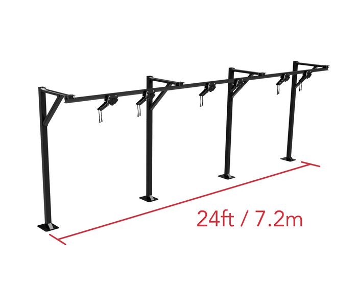 Fuji Floor Mount Trolley Rack – Maximum Sport