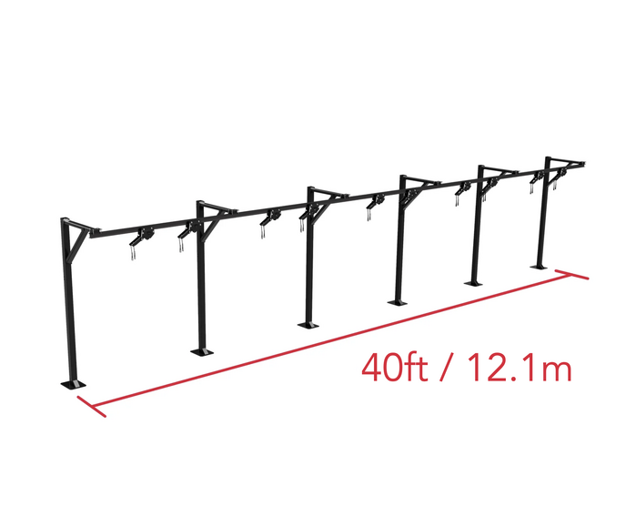 Fuji Floor Mount Trolley Rack | Maximum Sport