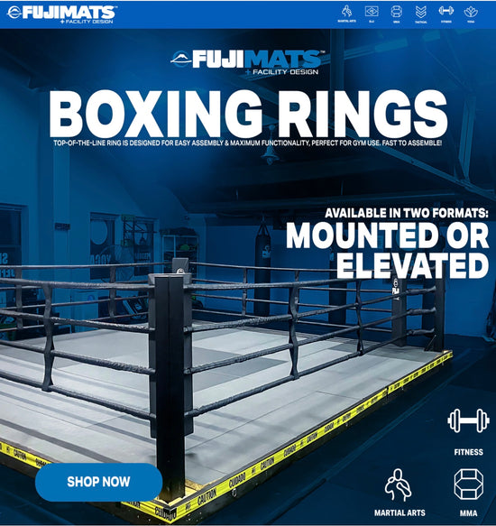 Fuji Fold-Away Boxing Ring - Set up & pack up in minutes.