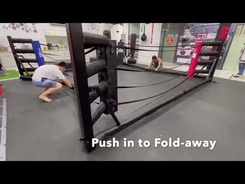 Fuji Fold-Away Boxing Ring - Set up & pack up in minutes.